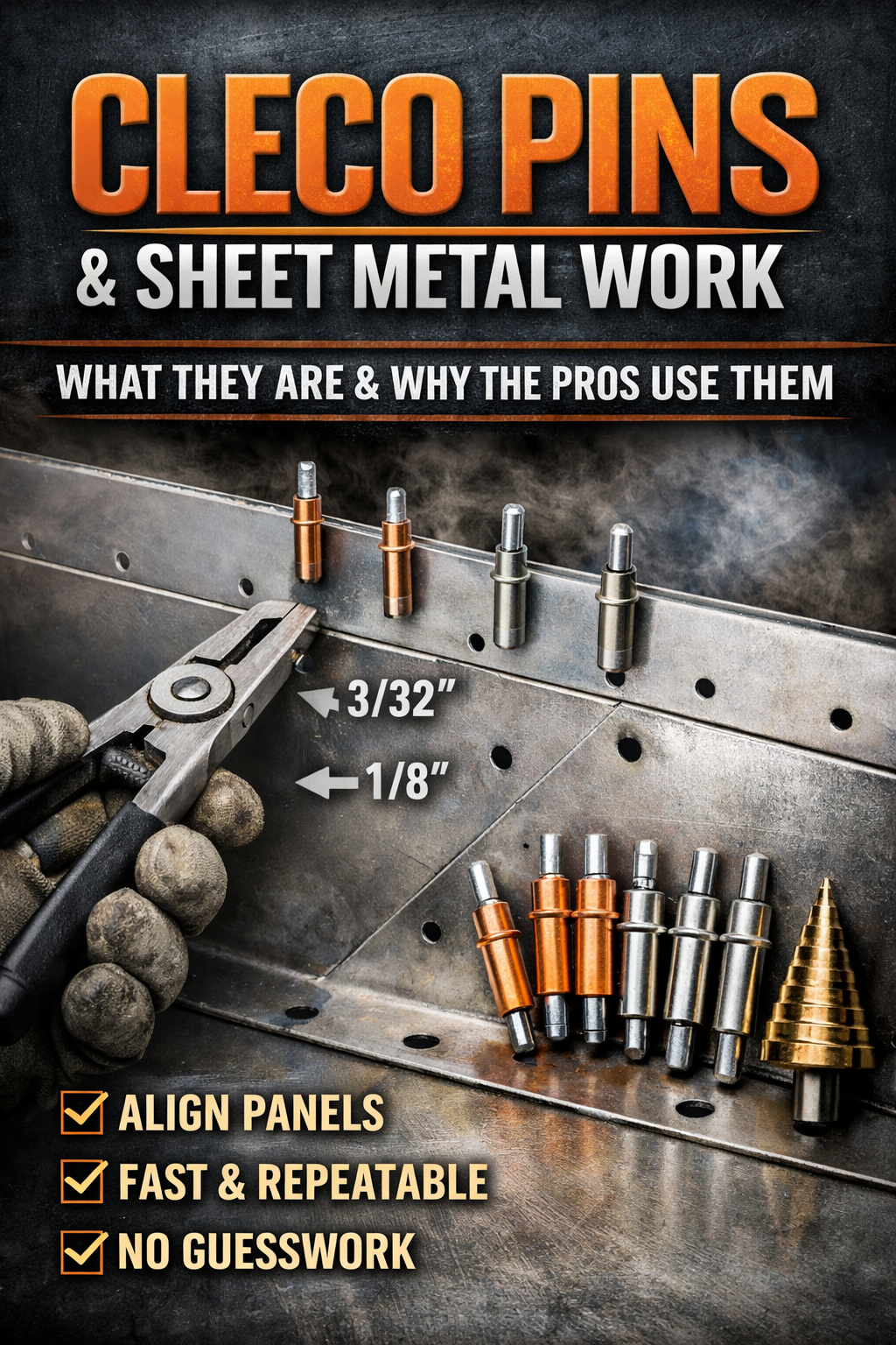 What Cleco Pins Are and Why Pros Use Them for Sheet Metal Work - V ...