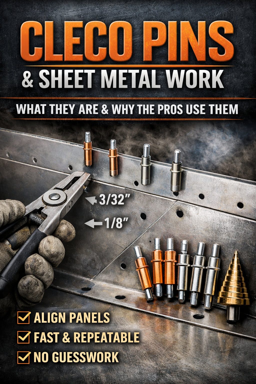 What Cleco Pins Are and Why Pros Use Them for Sheet Metal Work - V ...