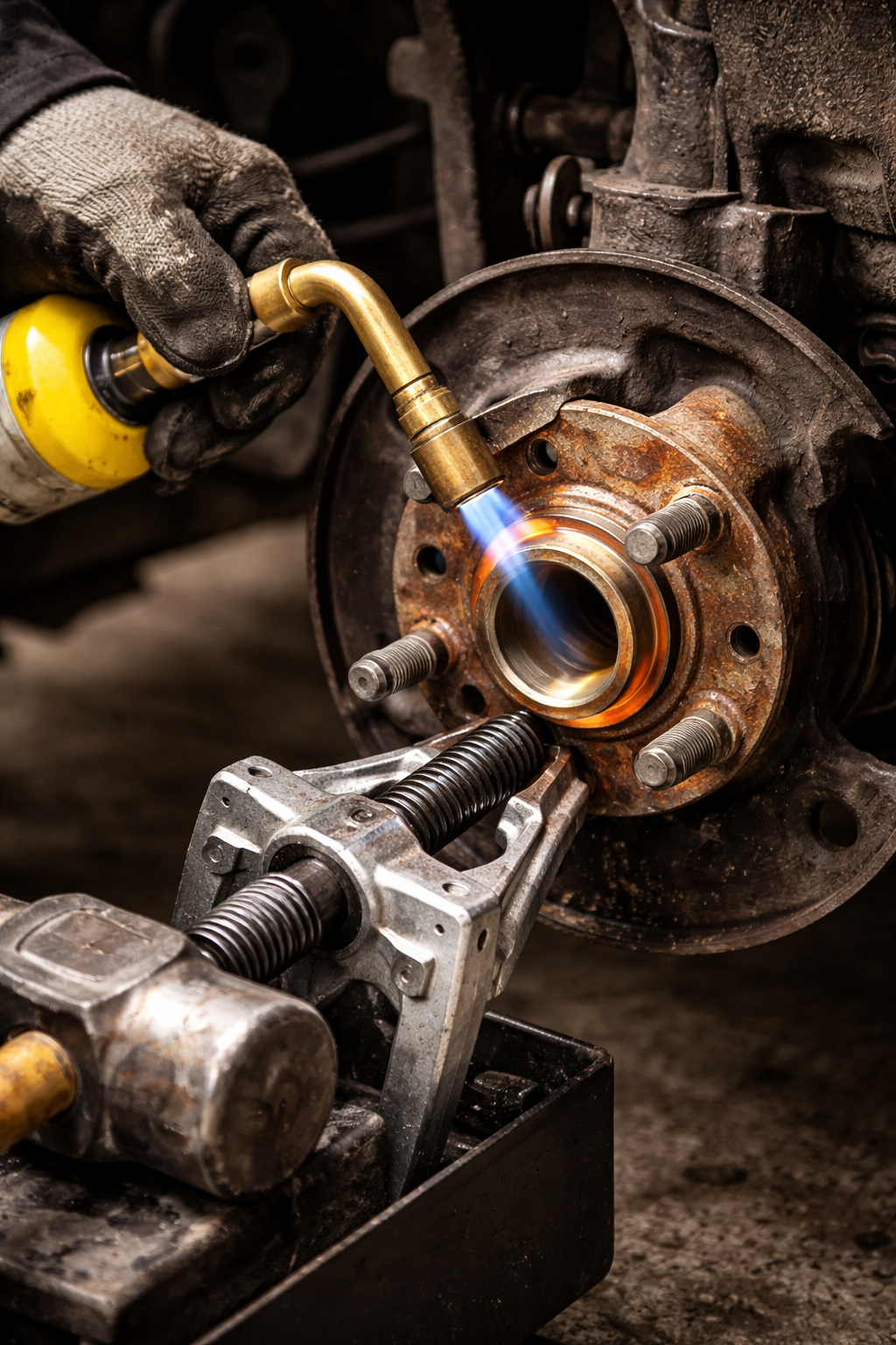 How to Remove a Seized Wheel Bearing Without Damaging the Hub - V-Twins ...