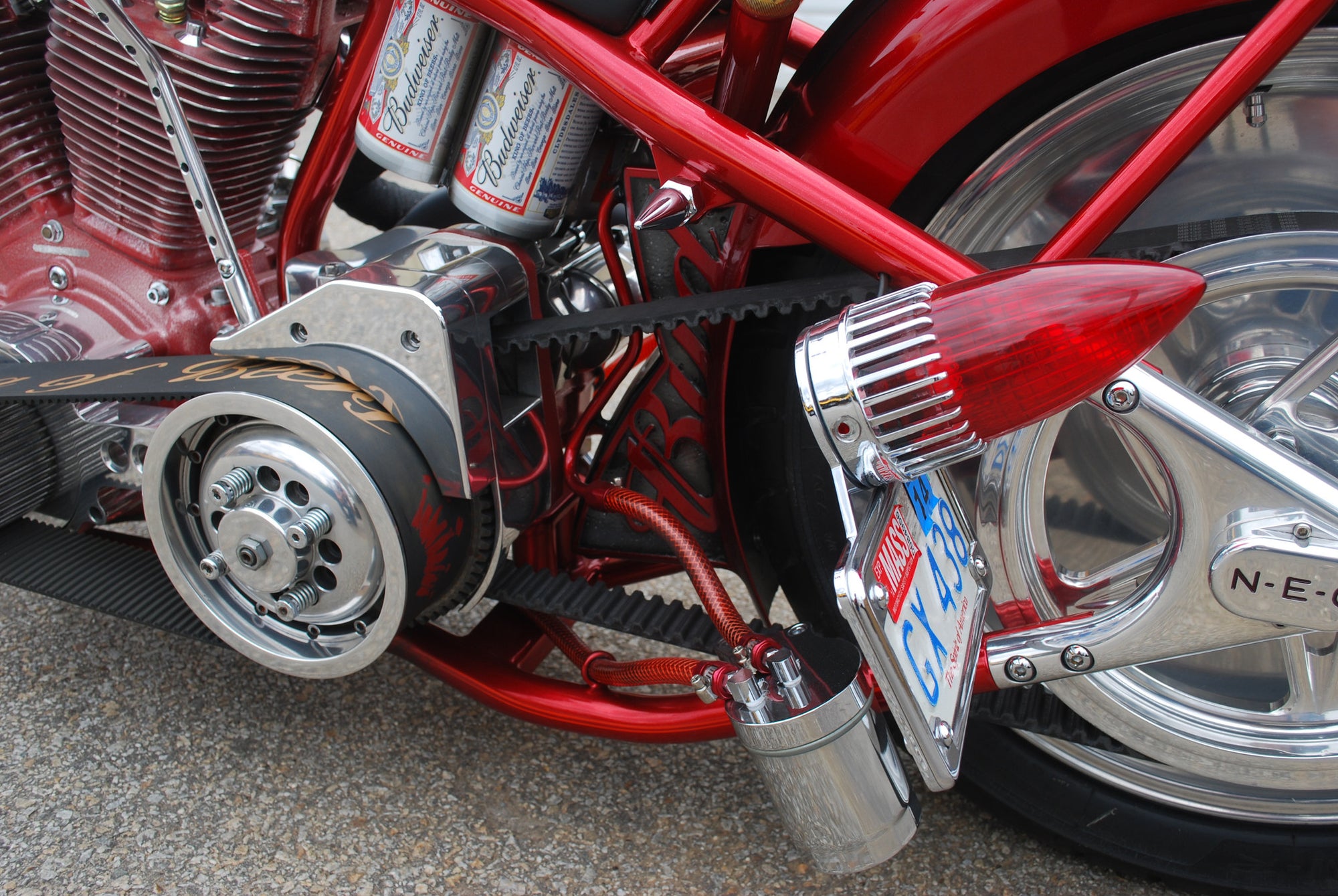 World Famous Budweiser Custom Chopper By New England Choppers - V-Twins ...